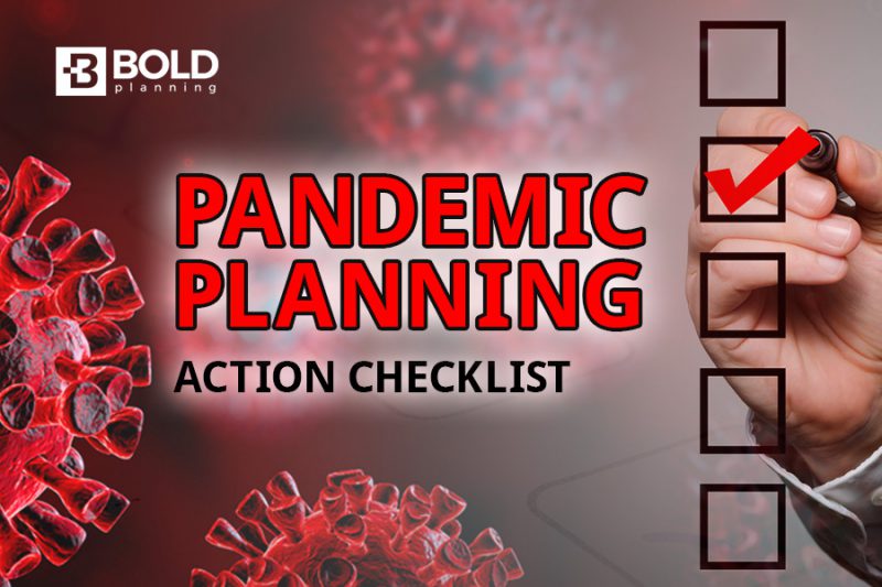 Pandemic Planning Action Checklist Template | BOLDplanning Inc.